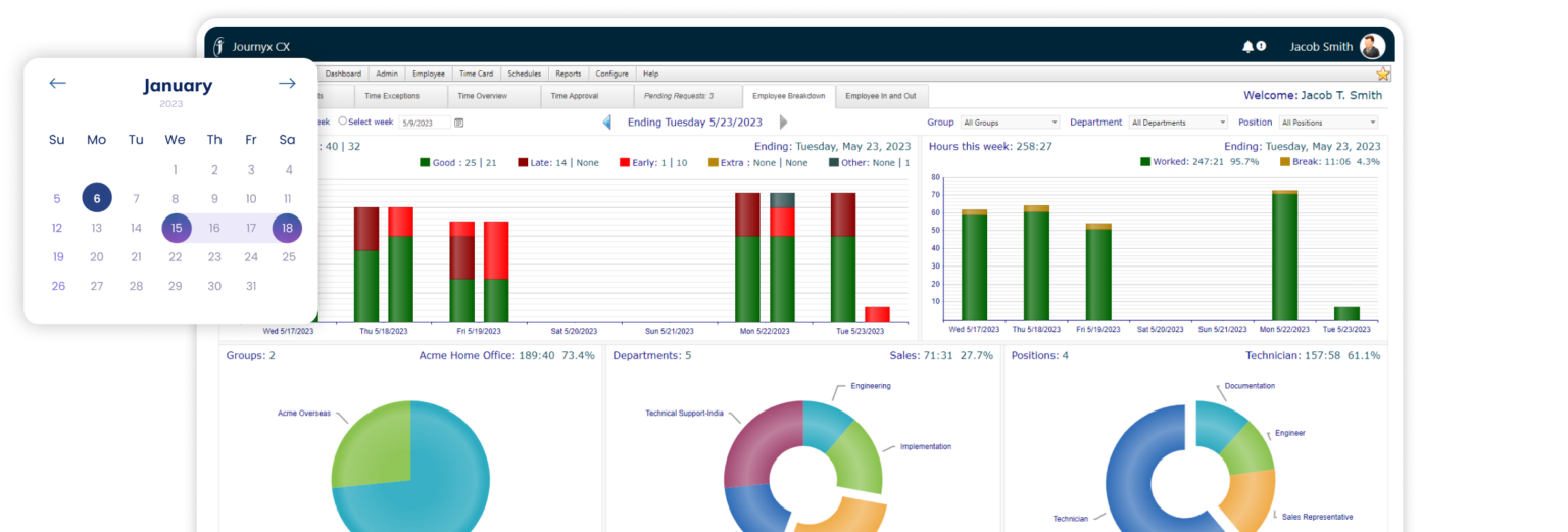 Employee Time and Attendance Tracking Solutions | Journyx