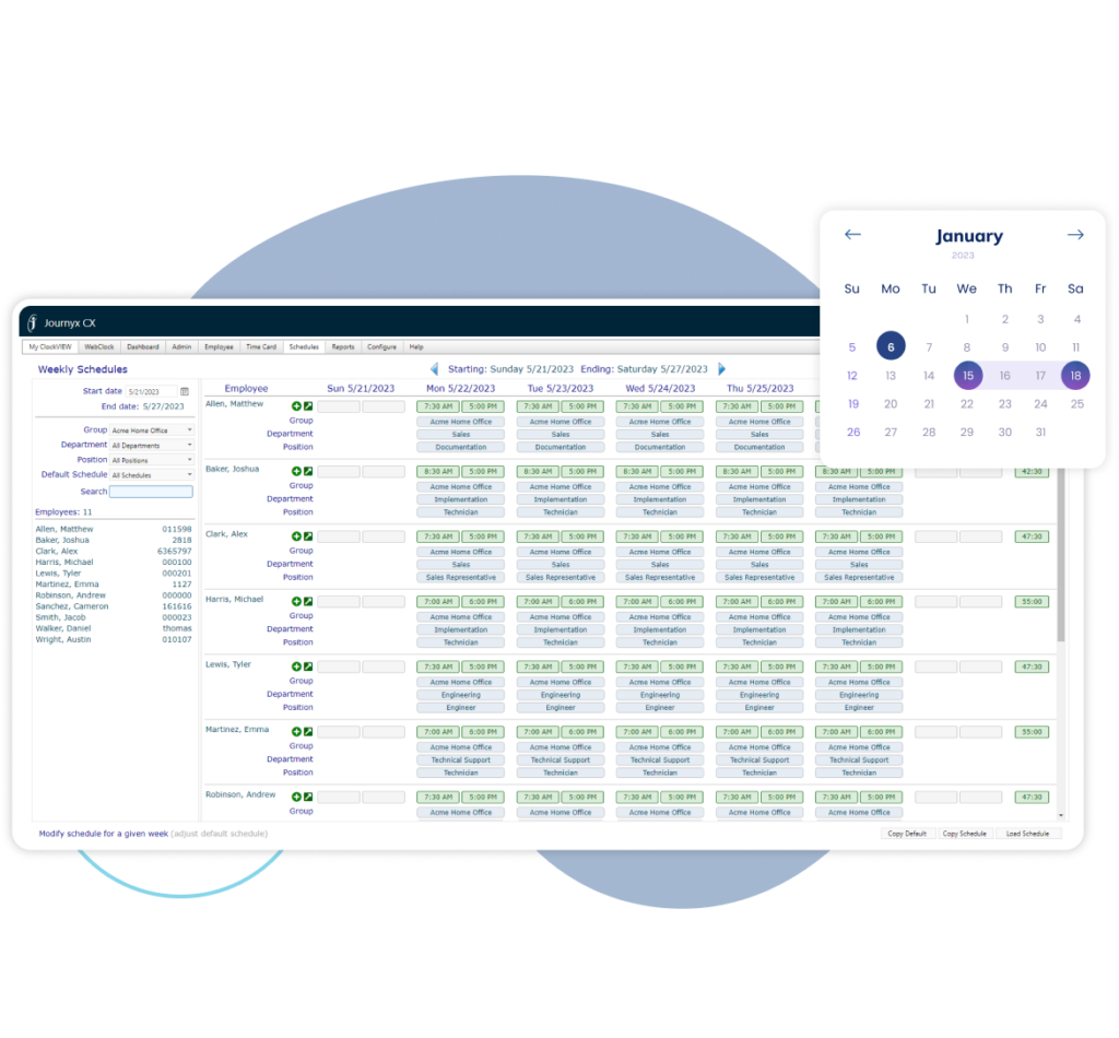 Employee Time and Attendance Tracking Solutions | Journyx