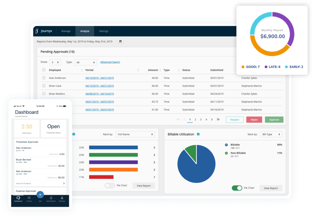 Employee Time Tracking for Projects & Payroll | Journyx