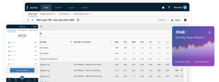 Journyx makes time entry easy | Journyx